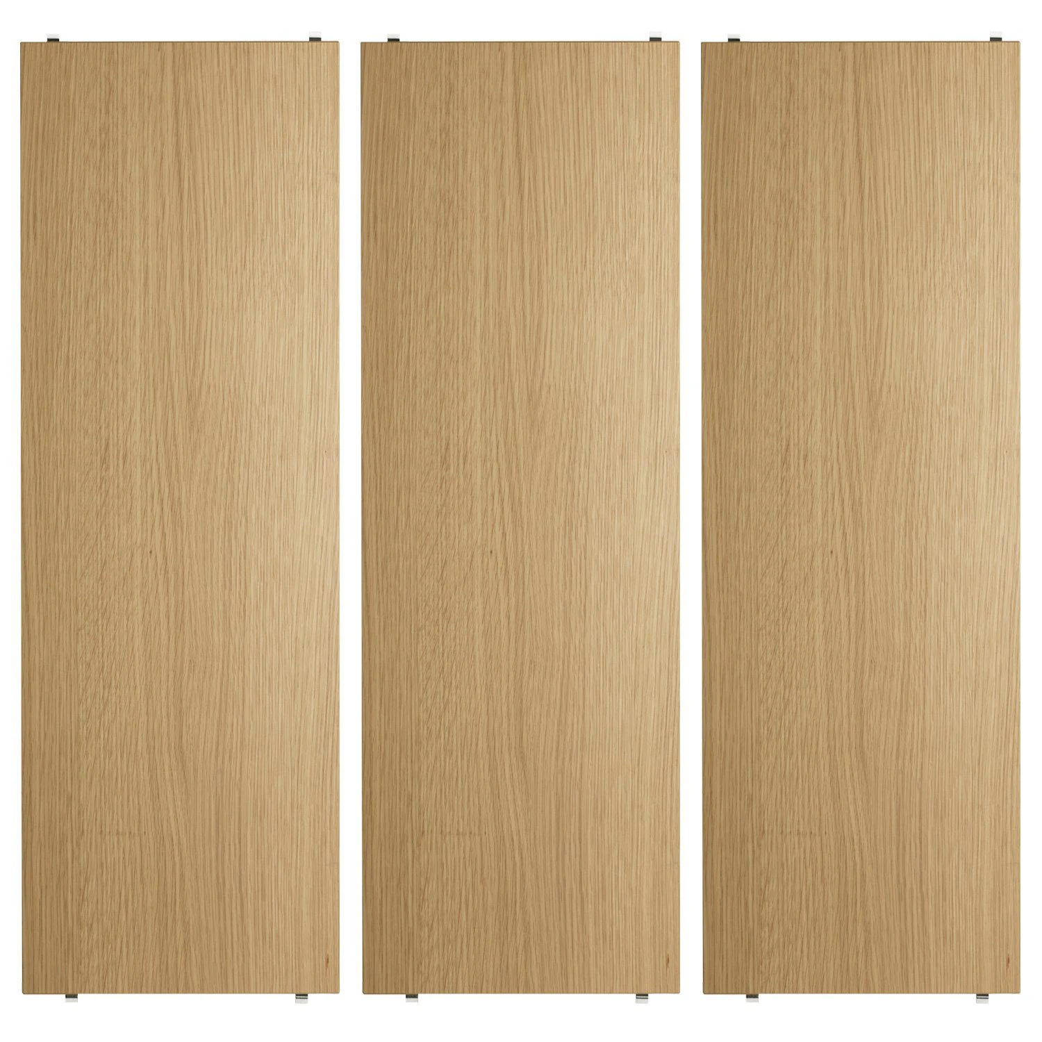 String Hyllplan 3-pack 78x30 cm, Ek från String | RoyalDesign.se